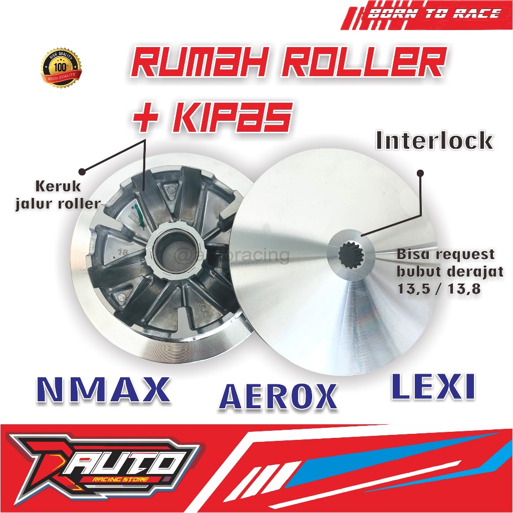 Roller Housing Nmax 155 Roller Housing Nmax 2020 Pulley Fan Aerox 155 ...