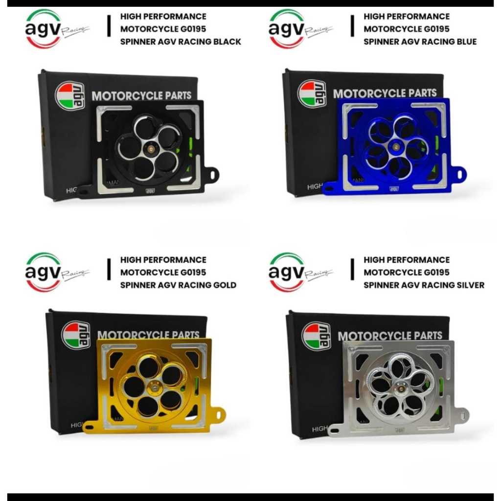 Agv Spinner Radiator Cover for Yamaha Aerox, Lexi Motorcycles | Shopee ...