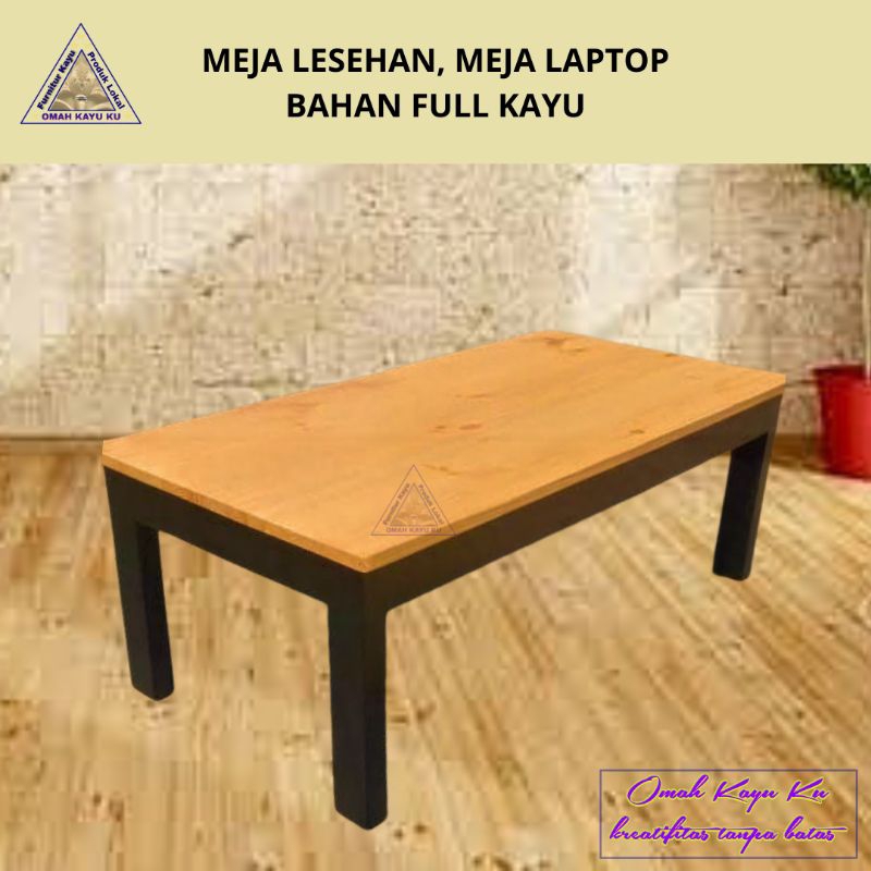 KAYU Latest LESEHAN Table/Restaurant Table/ Study Table/Aesthetic ...
