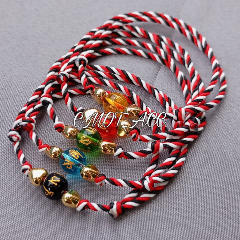 TRIDATU Tibetan MANTRA LOVE GOLD AURA Bracelet | Shopee Malaysia