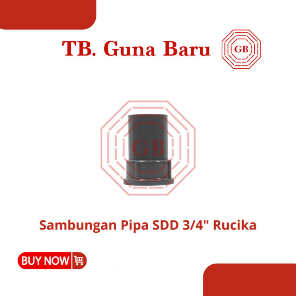 Pvc Pipe Connection SDD AW 3/4" Socket Thread In AW 3/4 Inch Rucika ...