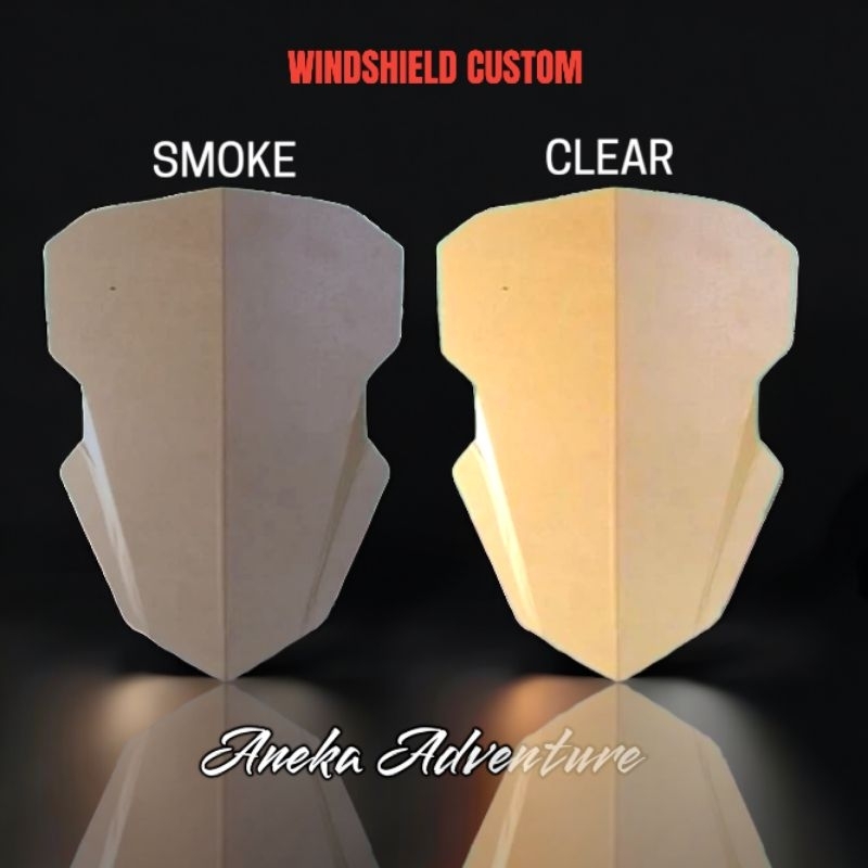 60cm WINDSHIELD CUSTOM UNIVERSAL motorbike WINDSHIELD shield for all ...