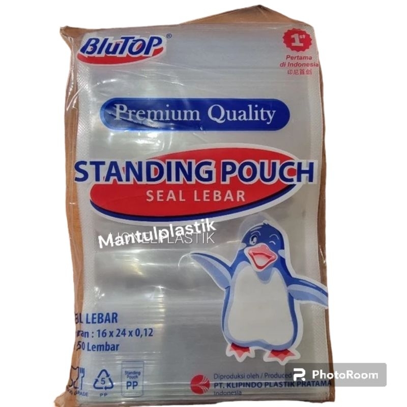 Standing Pouch 16x24 Wide Seal / Plastic Standing Pouch Standing Clip ...