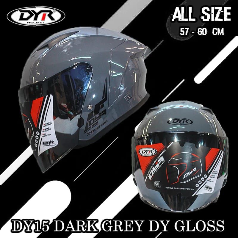 DYR DY15 SOLID HELMET | Shopee Malaysia