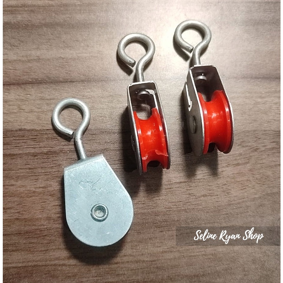 Hoist / Pulley Hanging Wheel Pulley PVC Pulley 7/8" (25mm) | Shopee ...