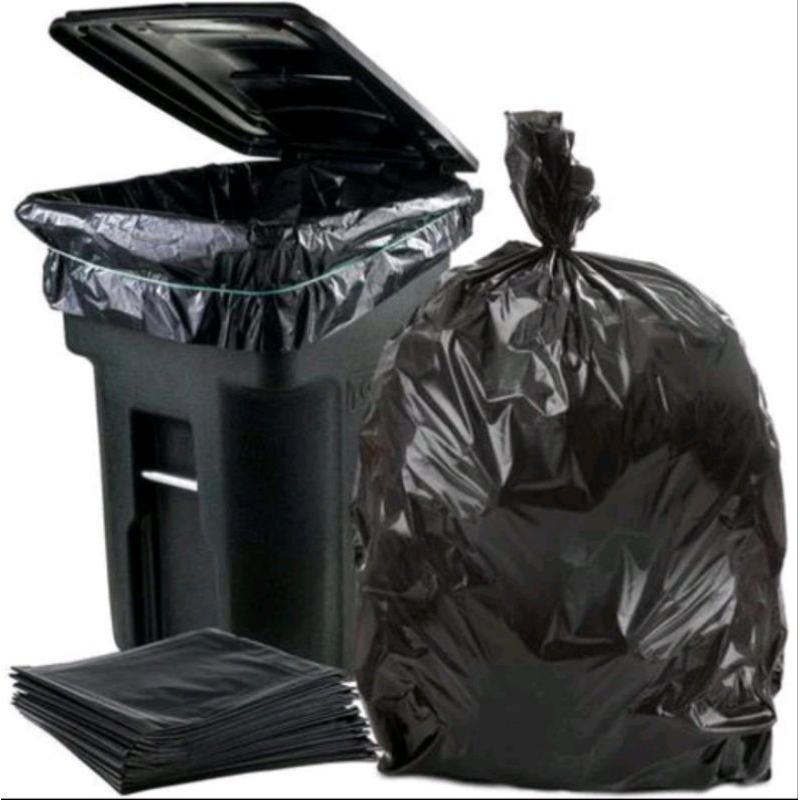 Hdpe Garbage bag trash bag Size 60x100, 80x100, 100x120 Thickness 035 ...