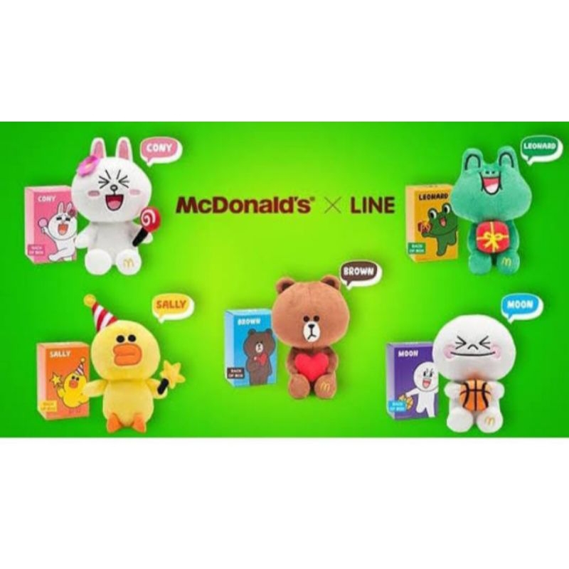Mcd LINE dolls / mcd LINE series mini dolls | Shopee Malaysia