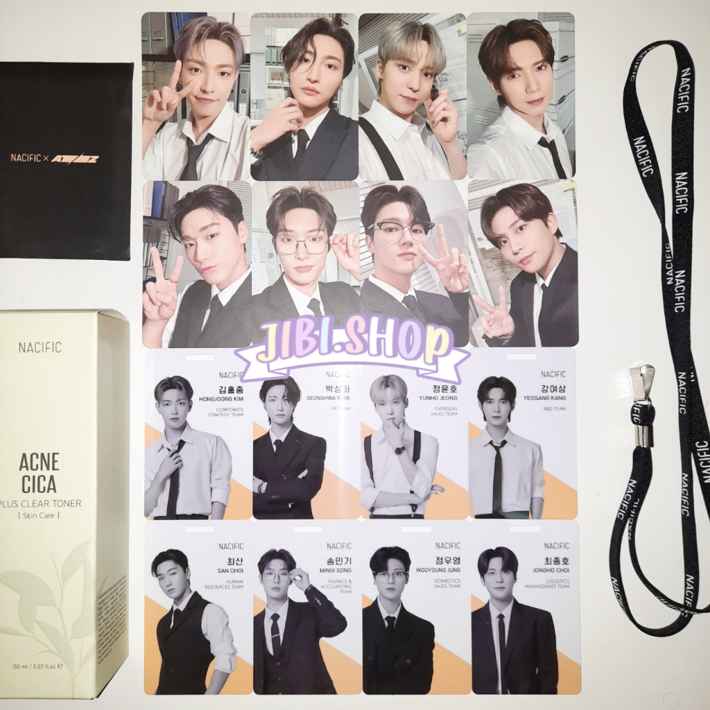 (PHOTOCARD) Ateez NACIFIC WELCOME TO OFFICE OFFICIAL PC PHOTOCARD ID ...