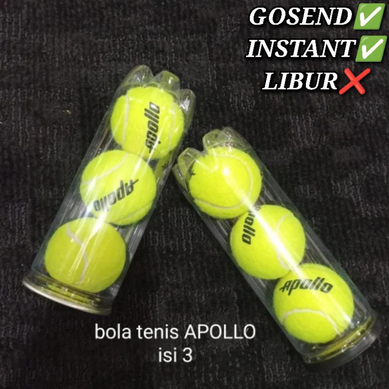 Apollo Field Tennis ball original Tennis ball Contents 3pcs bonus Tube ...