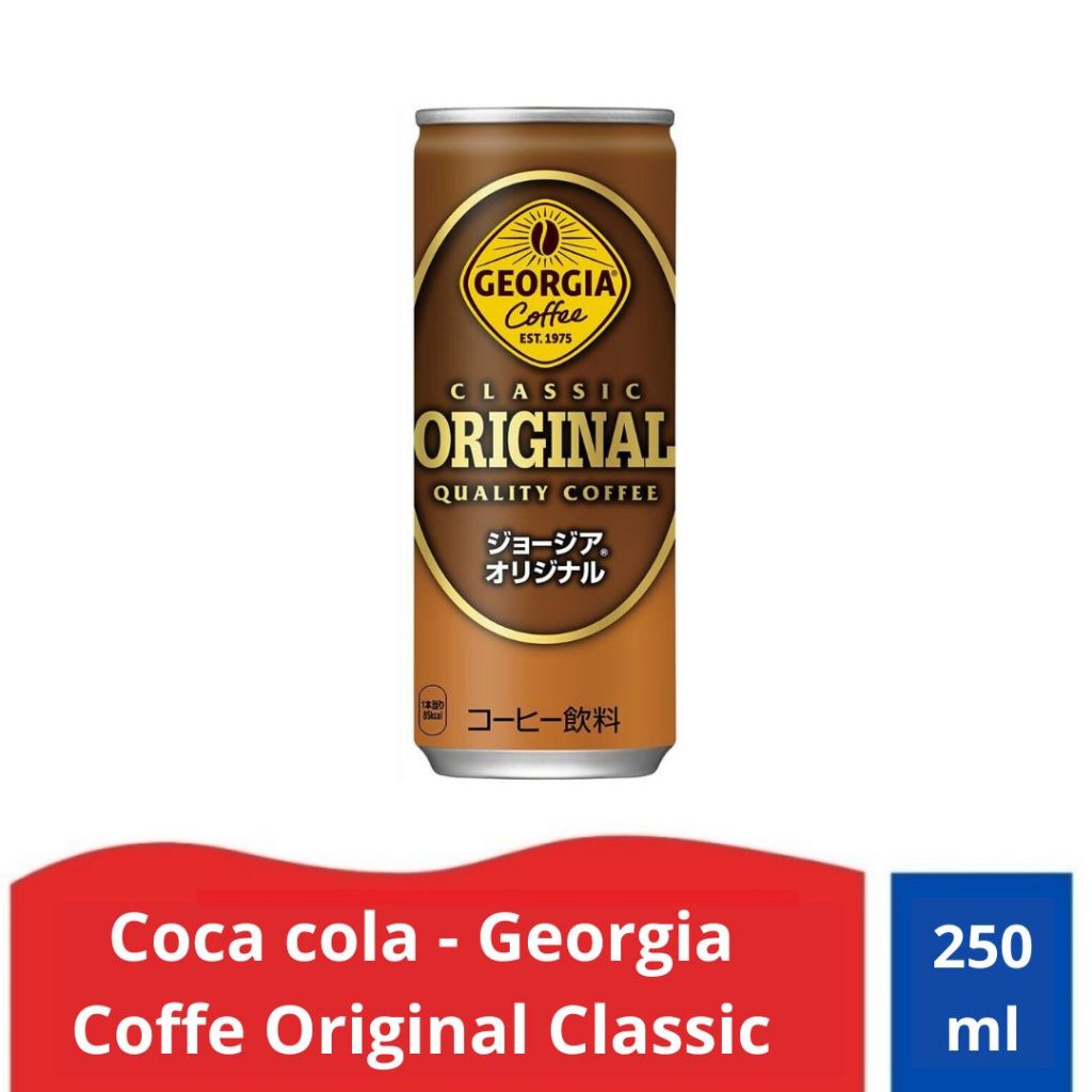 Coca Cola- Georgia Original Coffee 250ml | Shopee Malaysia