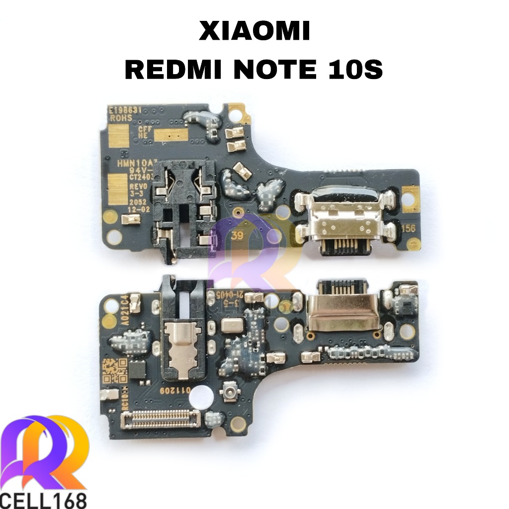 Flexible CHARGER CONNECTOR XIAOMI REDMI NOTE 10S PCB BOARD CAS MIC ...