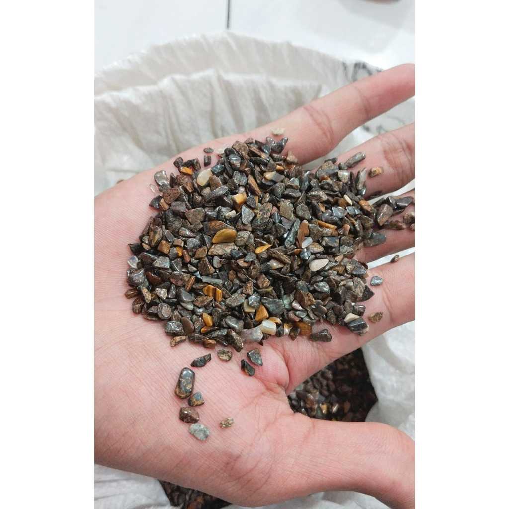 Natural Bronzite Chips Gravel 3-5 mm Package 100 grams | Shopee Malaysia