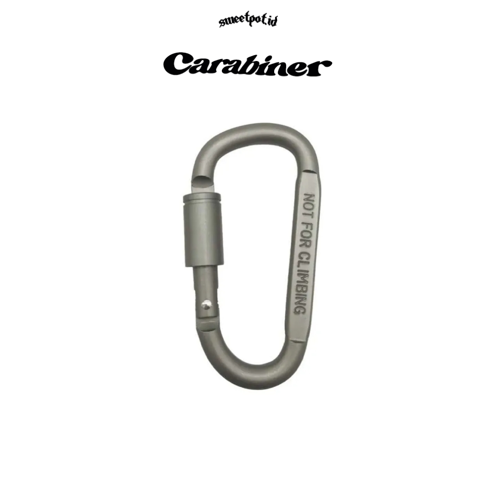 GANTUNGAN Carabiner (NOT FOR CLIMBING)/CARABINER QUICKDRAW SCREW 8D ...