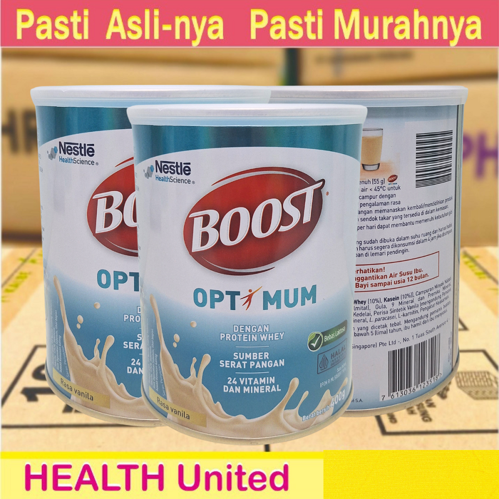Boost Optimum 400gr (Nutritional Drink For Optimal Health) | Shopee ...