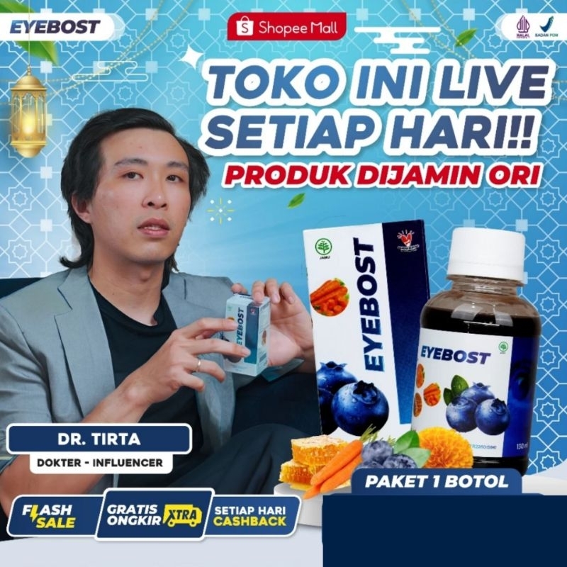MATA Eyebost Vitamin Eye Original Natural Herbal Honey 130ml | Shopee ...
