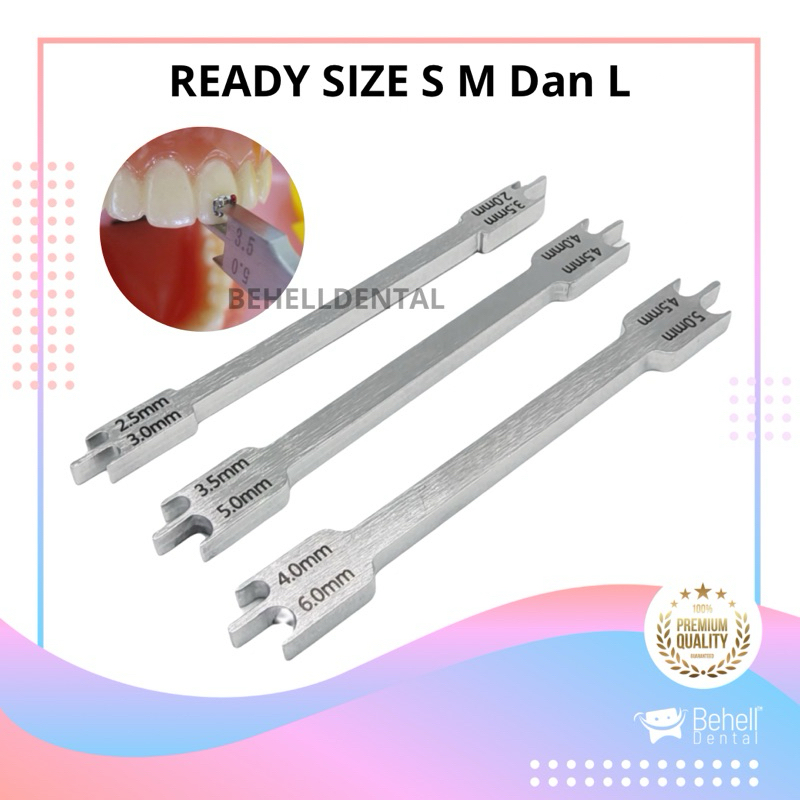 DENTAL BRACKET HEIGHT GAUGE // Position MEASURING TOOL BRACKET FOR ...