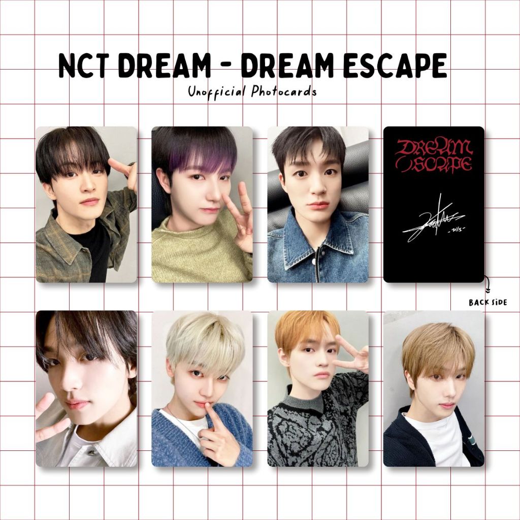 Nct Dream Dream Escape Smooth All Members Premium Photocard 2 Sides | Shopee Malaysia