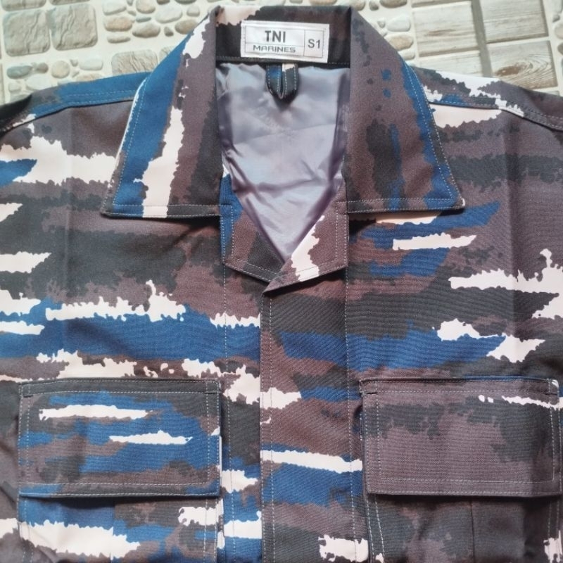 LAYAR Kri TNI AL Pelbed Premium PDL Screen Clothes Already Wear And ...