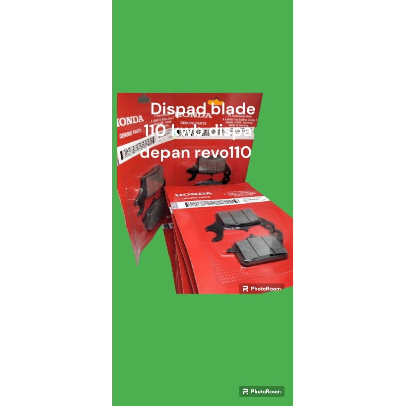 Dispad blade 110 kwb front dispad revo110 f1 contains 10 pcs | Shopee ...