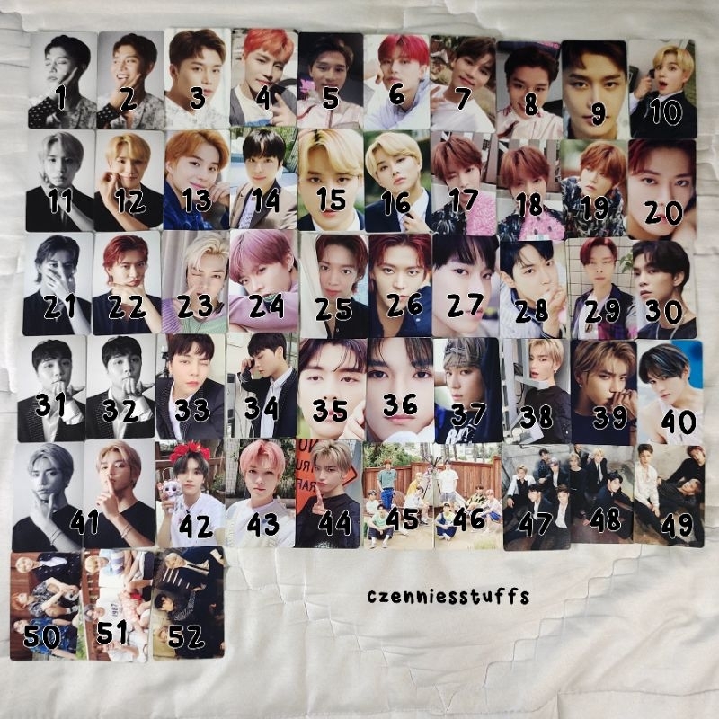 Official photocard dicon 101 bnw non bnw nct 127 johnny yuta jungwoo ...