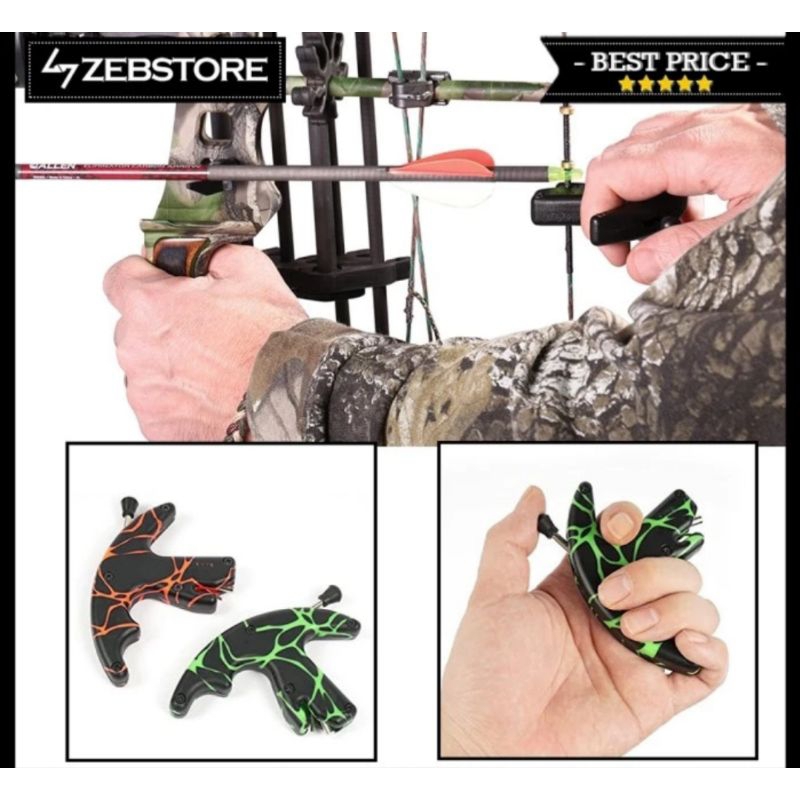 Trigger Bow Caliper Release Aid Arrow Grip Hook Thumb | Shopee Malaysia