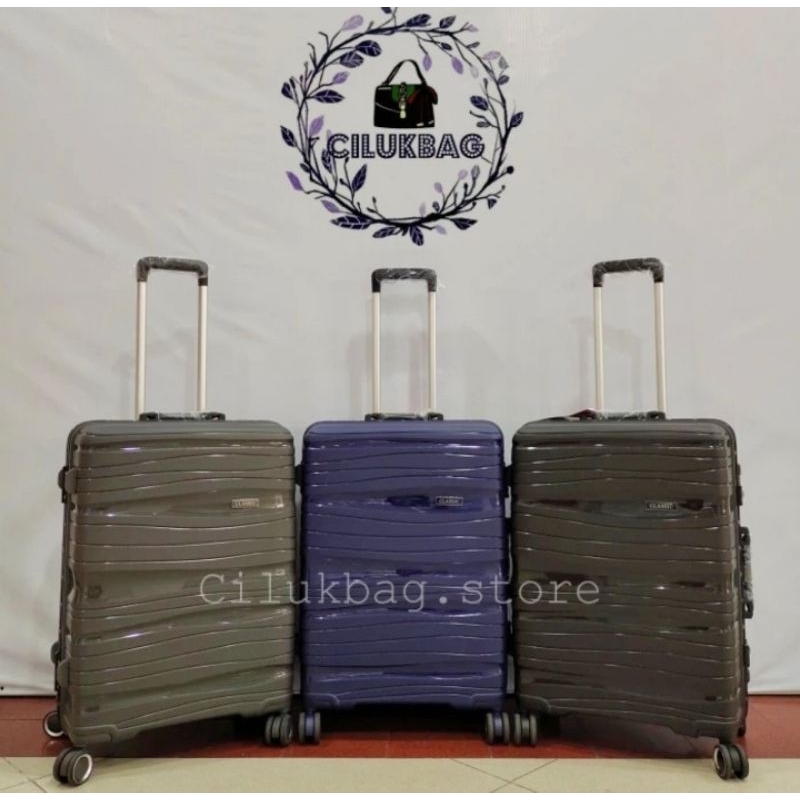 Polo Classic 24 Inch Suitcase No Zipper Valve Model Anti-Shatter Polycarbonate Material | Shopee ...