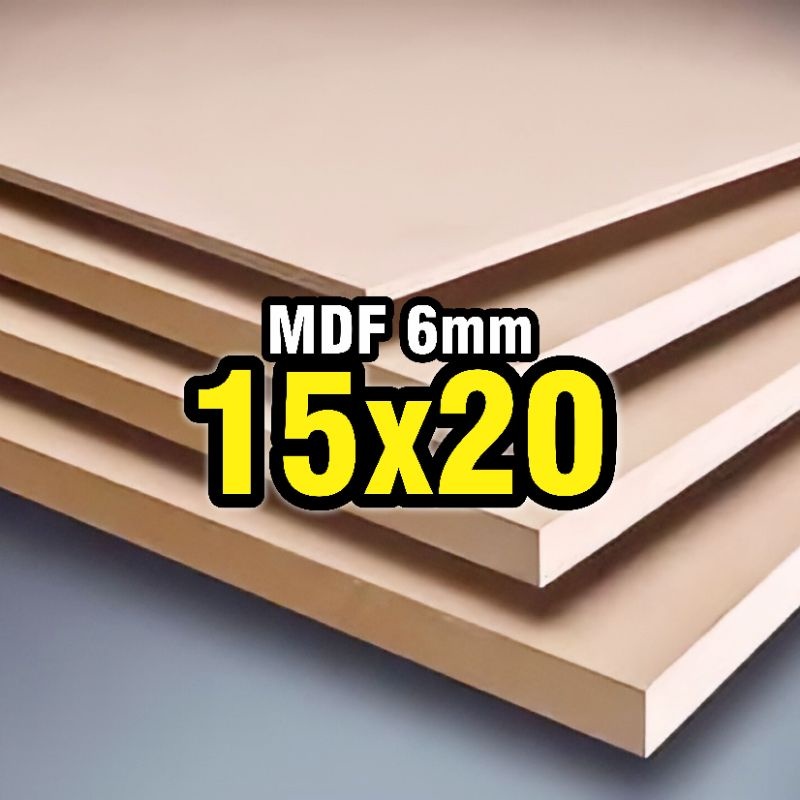 Mdf Board Size 15x20 6mm Thick | Shopee Malaysia