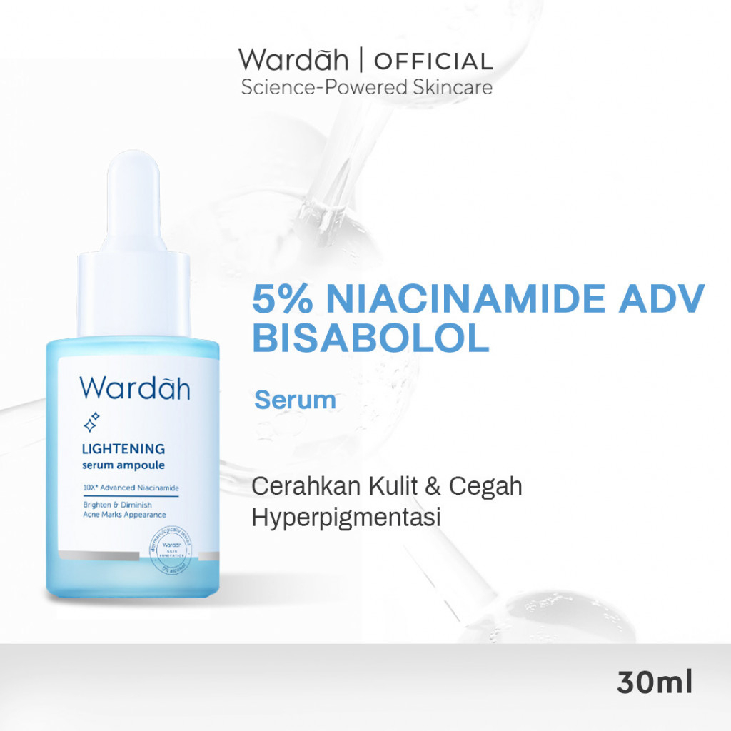 Wardah Lightening Serum Ampoule - Serum 10x Advanced Niacinamide ...