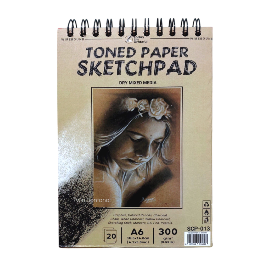 Toned Paper Spiral A6 Sketchpad 300gsm | Shopee Malaysia