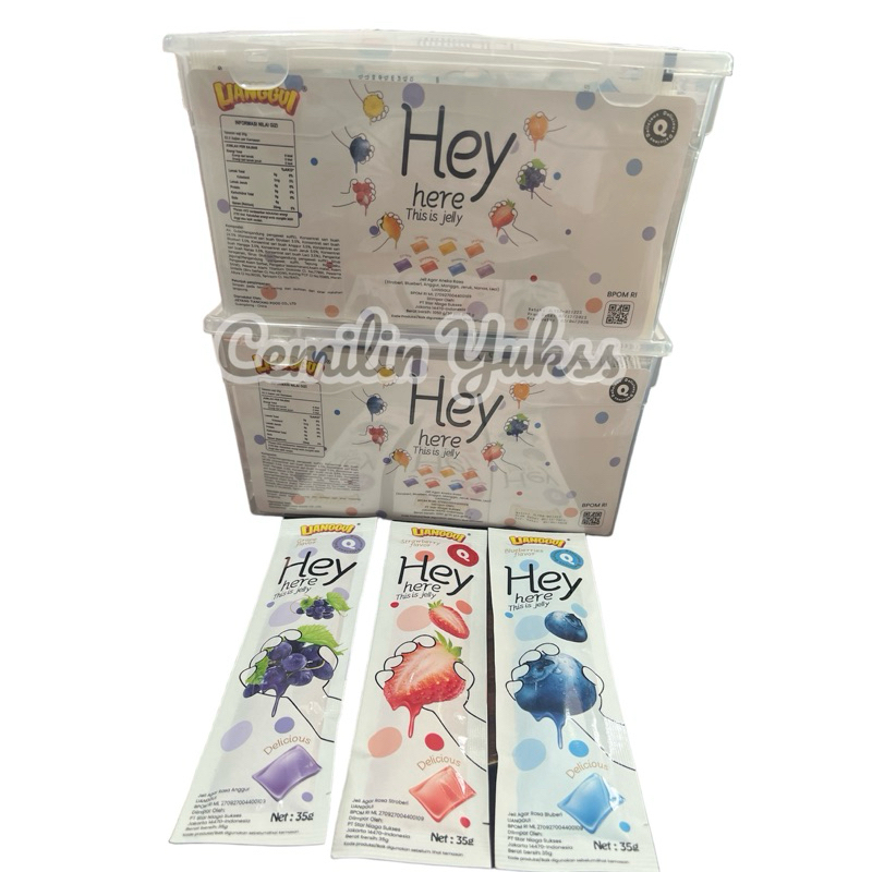Ligugi Hey Jelly 1050g Jelly Agar Various Fruit Flavors Strawberry ...