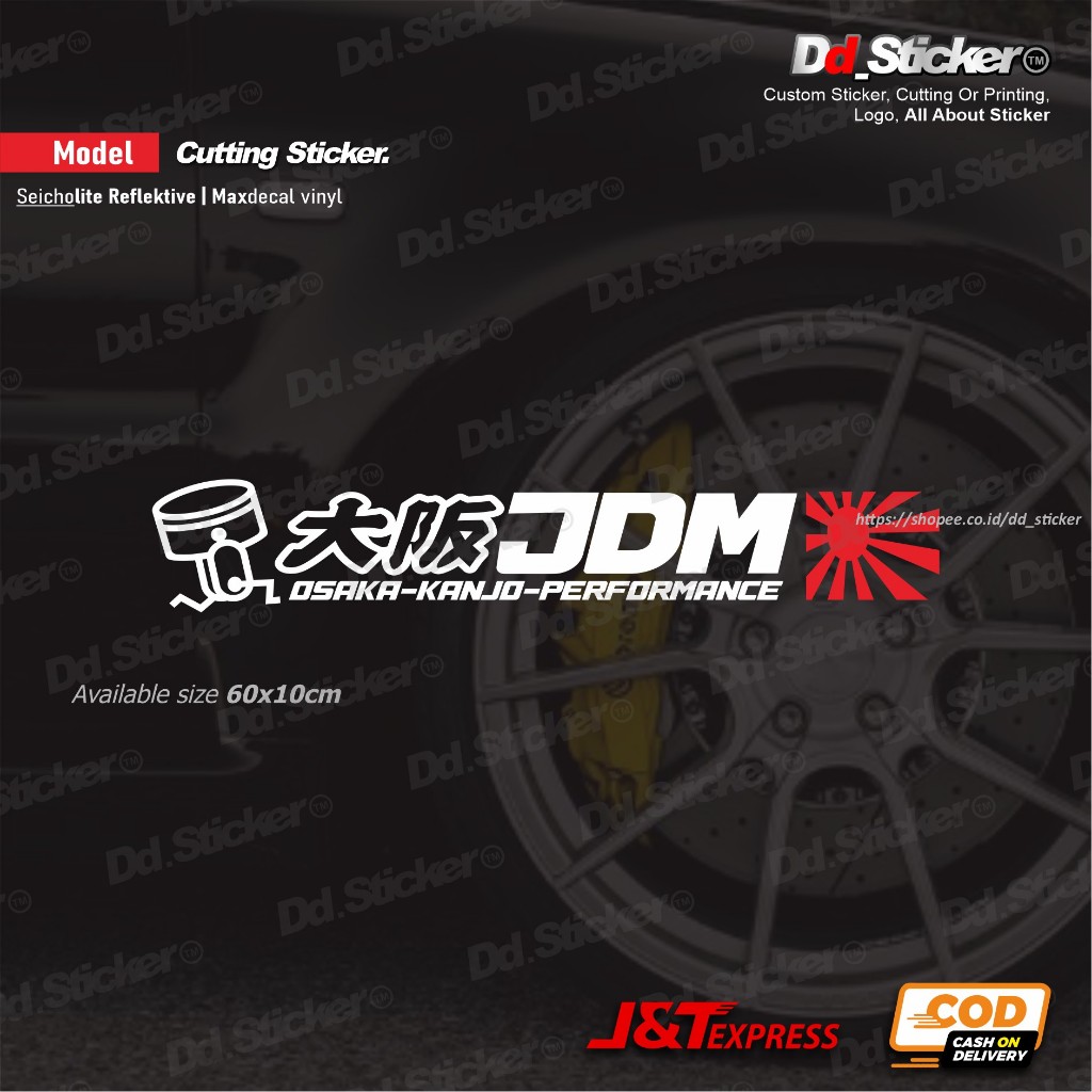 Sticker JDM Osaka Kanjo Performance (CUTTING STICKER) | Shopee Malaysia