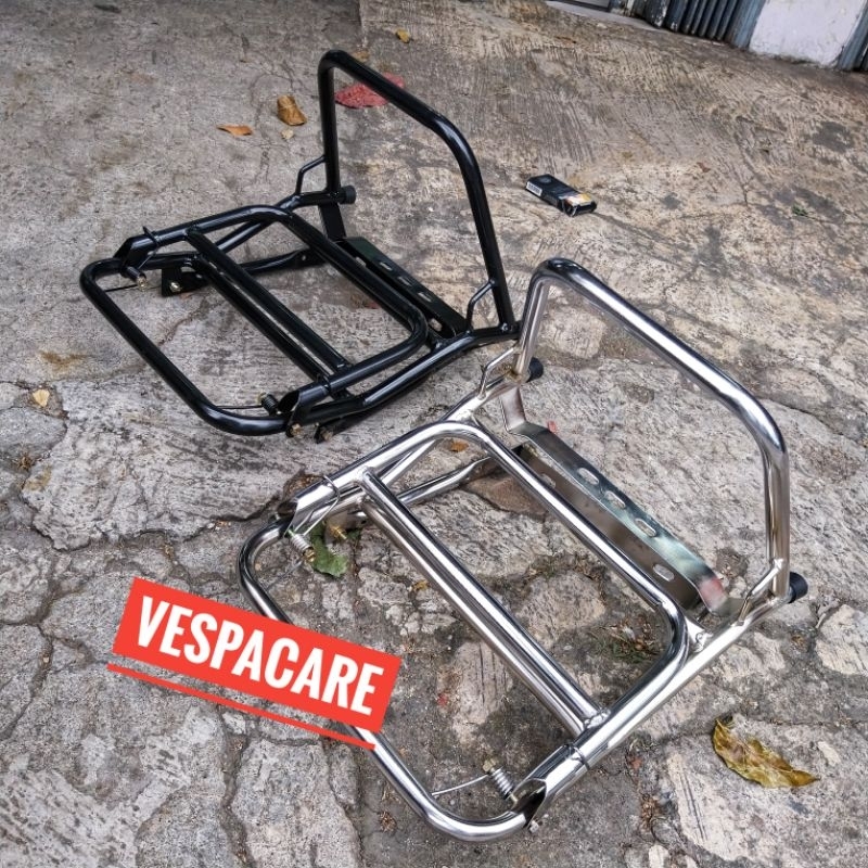 Backrack Madrid Vespa Px Excel Super Sprint Rear Rack | Shopee Malaysia