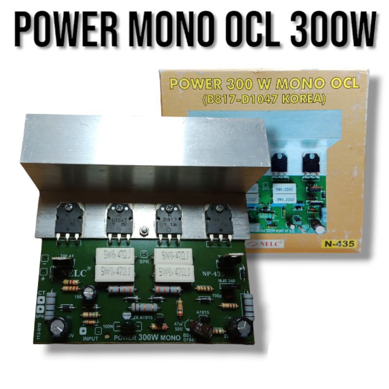 OCL POWER KIT 300 WATT MONO NELC N 435 POWER 300 W MONO OCL TR B817 ...