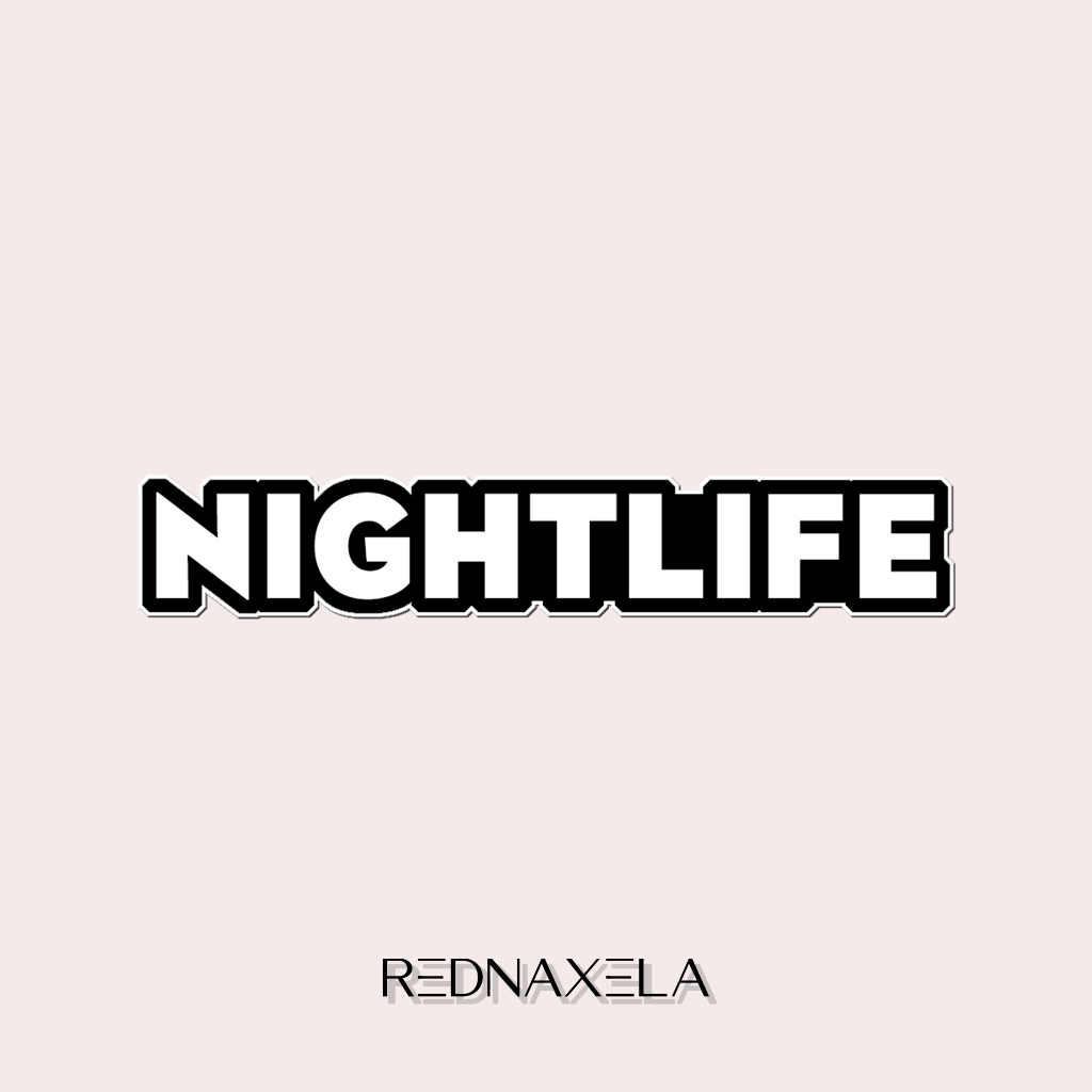 Vinyl Nightlife Sticker Outdoor Suitcase Sticker Waterproof Sticker ...