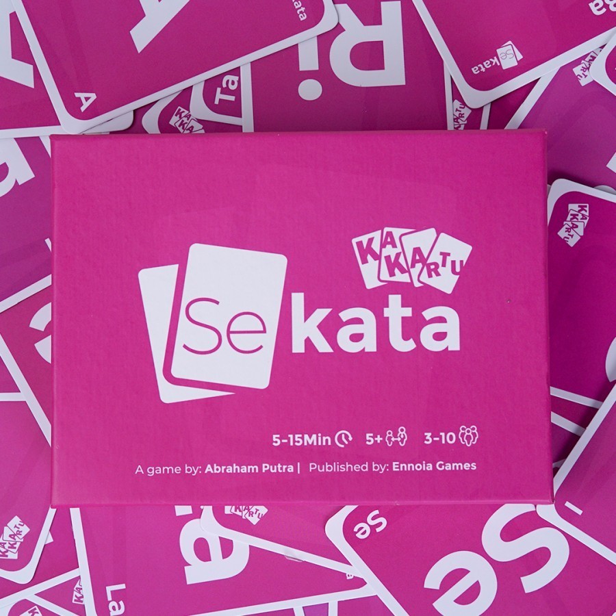 Sekata Card Game Board Indonesia - Card Game for Compiling Vocabulary ...