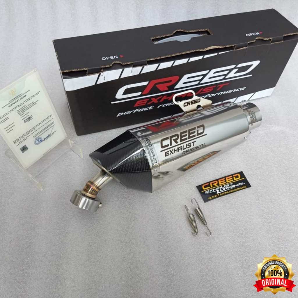Original Creed Exhaust Silincer Tube Sounds Cool Inlet 50mm For All ...