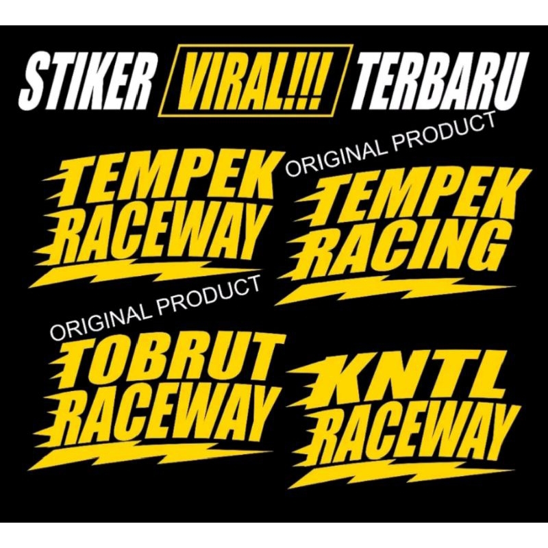 Ringroad RACEWAY STICKERS SET HEREX VIRAL RACING CUTTING STICKERS ...