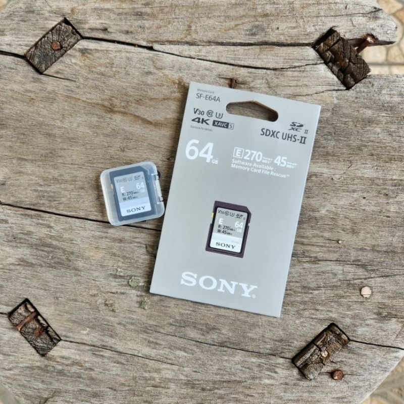 Sony SD Card 64GB SF-E Series SDXC UHS-II 270mb/s | Shopee Malaysia