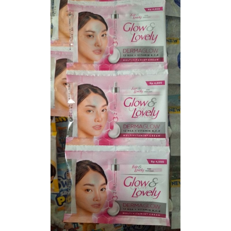 Ok_ngeng (ORI) GLOW & LOVELY DermaGlow Cream Sachet UNIT | Shopee Malaysia
