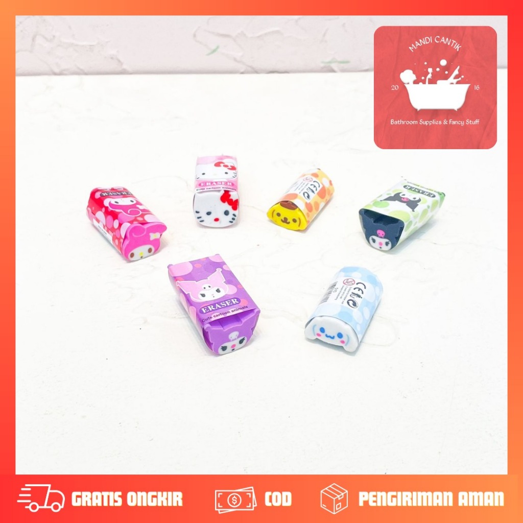 Sanrio 3D Oval Eraser ER-1242 purin cinamoroll kuromi melody Affordable Good Cute Cute | Shopee ...