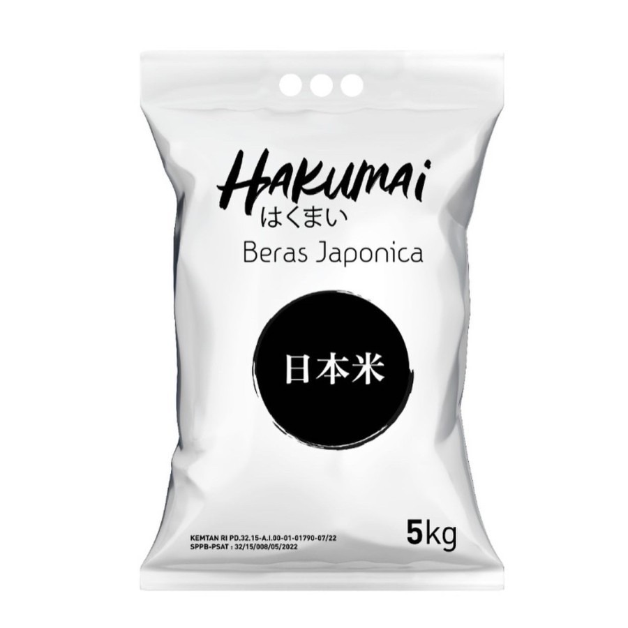 Japanese RICE (HAKUMAI) 5 KG - SUSHI RICE - BENTO RICE - ONIGIRI RICE ...