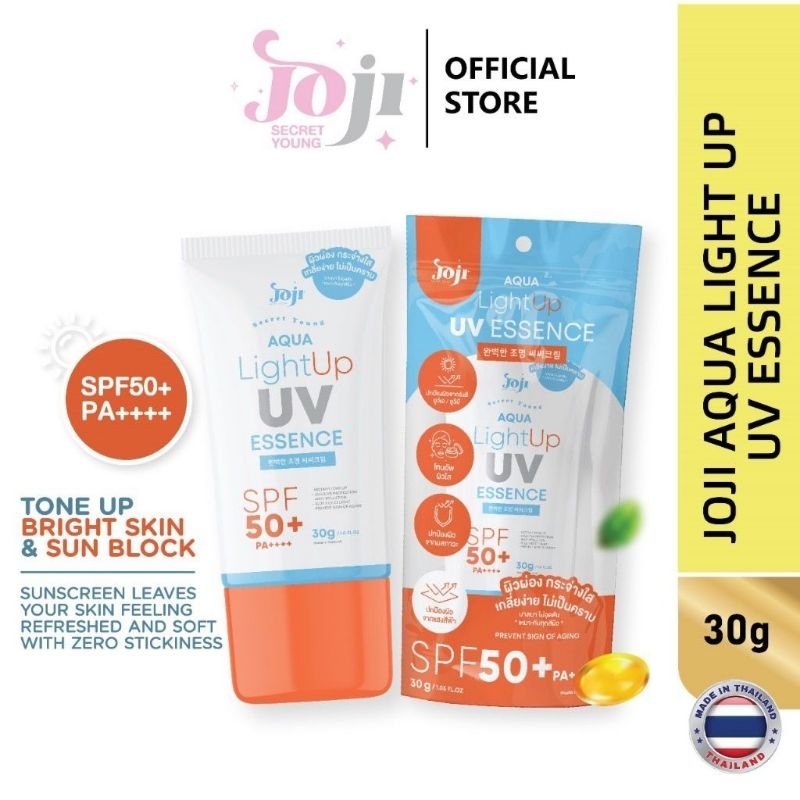 Joji AQUA LIGHT UP UV ESSENCE SPF50 30gr | Shopee Malaysia