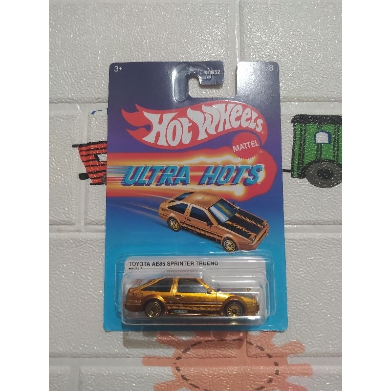 Toyota AE86 Trueno Gold Ultra Hot Wheels | Shopee Malaysia
