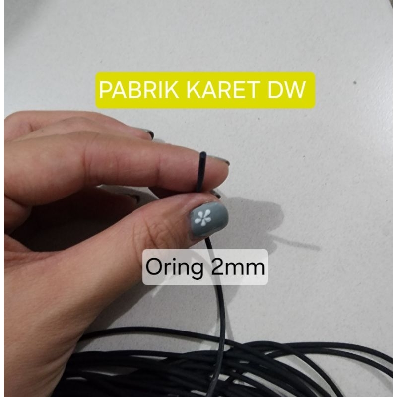 Rubber ORING CORD 2MM Meter SEAL RUBBER CORD 2MM | Shopee Malaysia