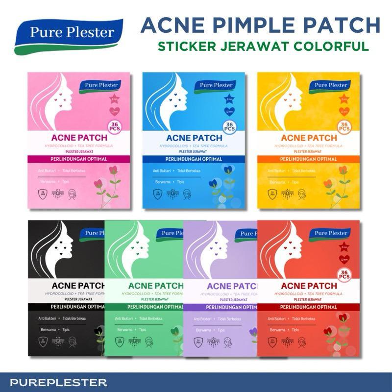 Acne Patch COLORFUL - 36 Patches Pink Yellow Blue Black Patch ...