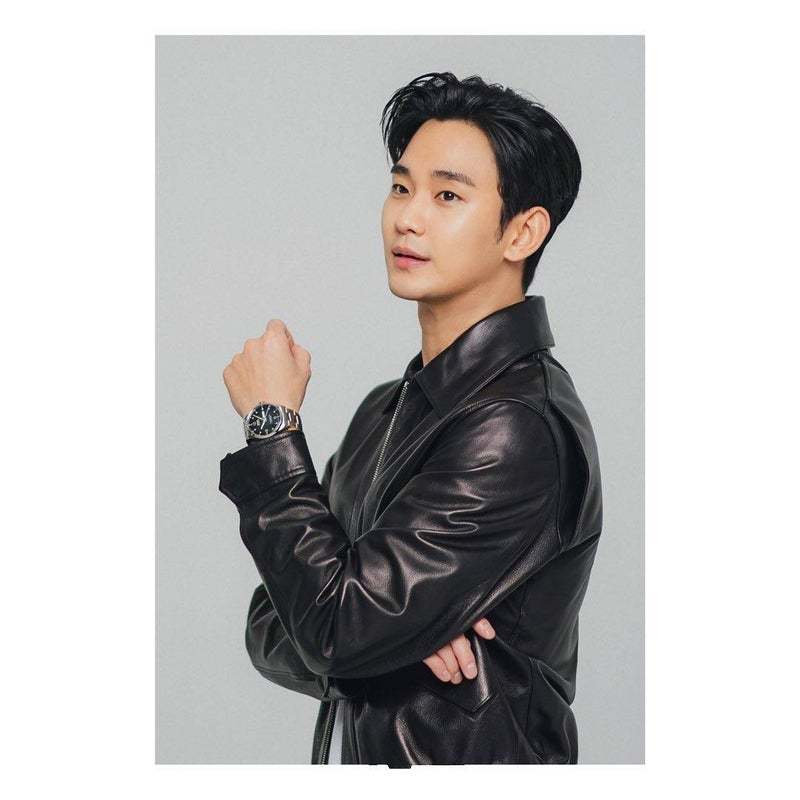 REPLIKA Kim Soo Hyun Leather Jacket Baek Hyun Woo Semi Leather Jacket Replica Queen of Tears ...