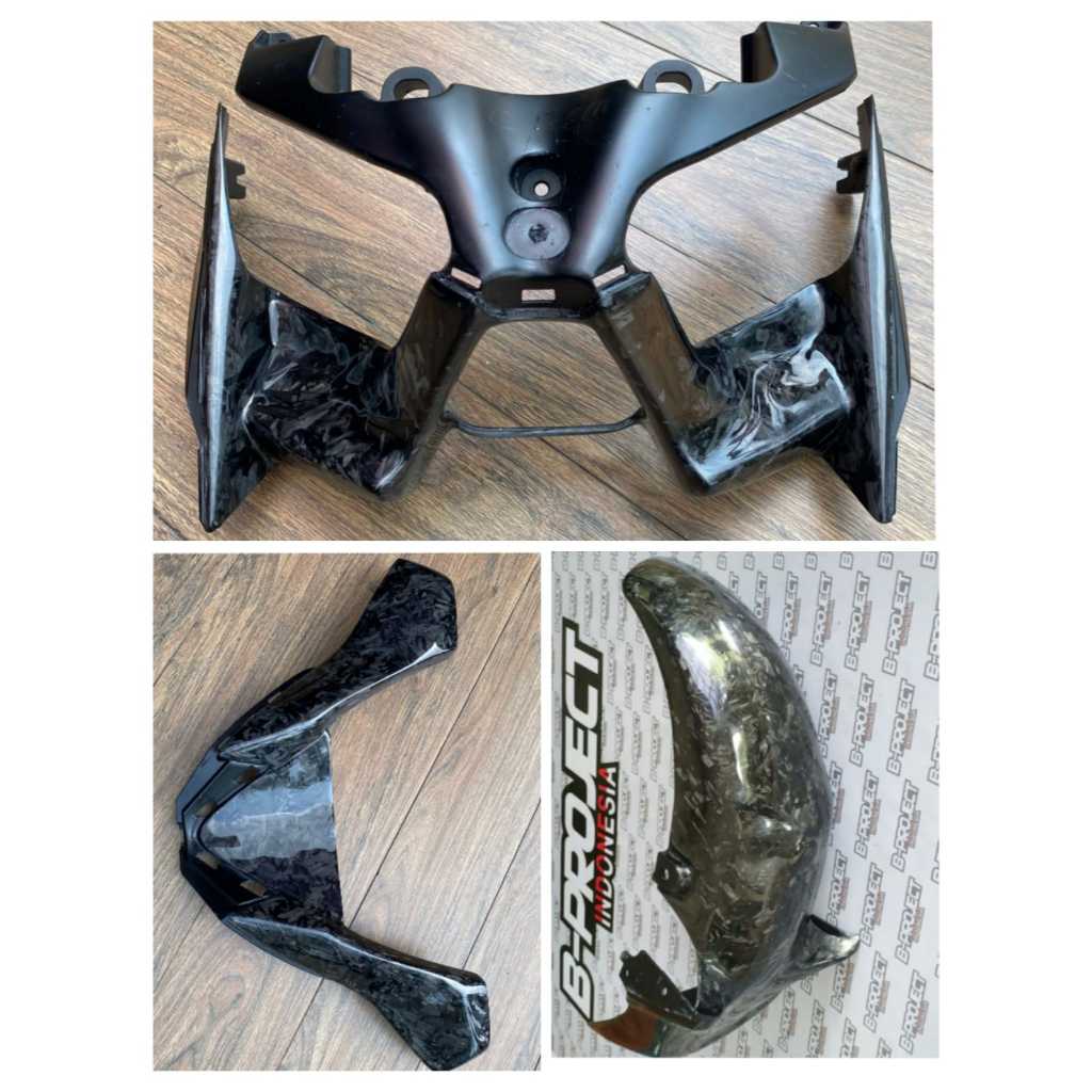 HITAM Package xmax v1 3 Items forged Black carbon kevlar Original ...
