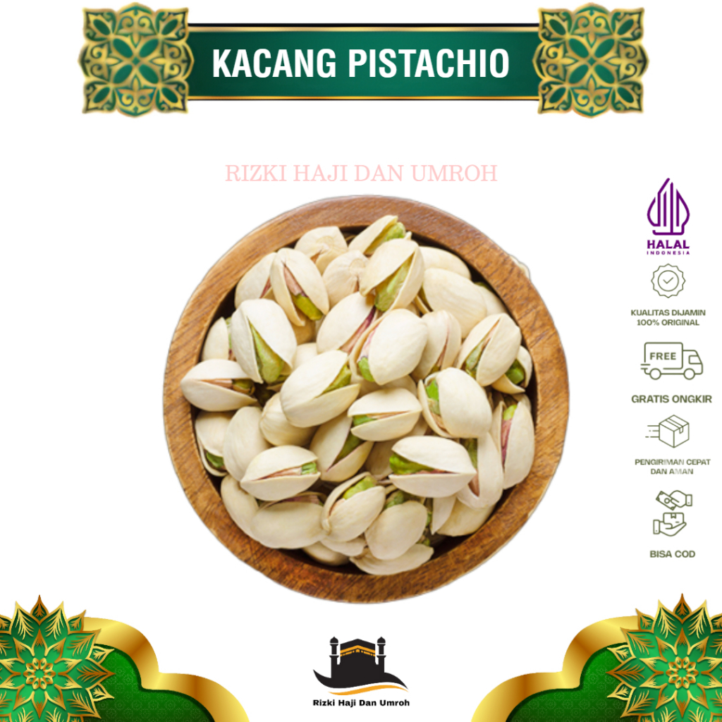 Pistachio Nuts Healthy Snacks Fustuk Nuts Hajj Umrah Souvenirs 250Gg ...