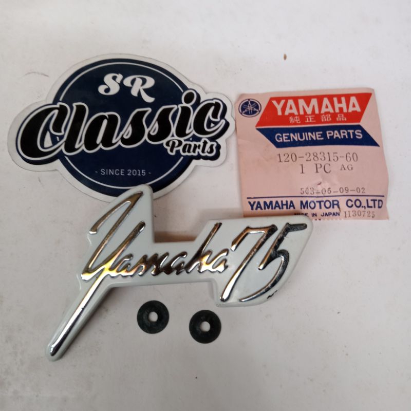 Yamaha v70 v75 u7 nos Wing legshield logo emblem original | Shopee Malaysia
