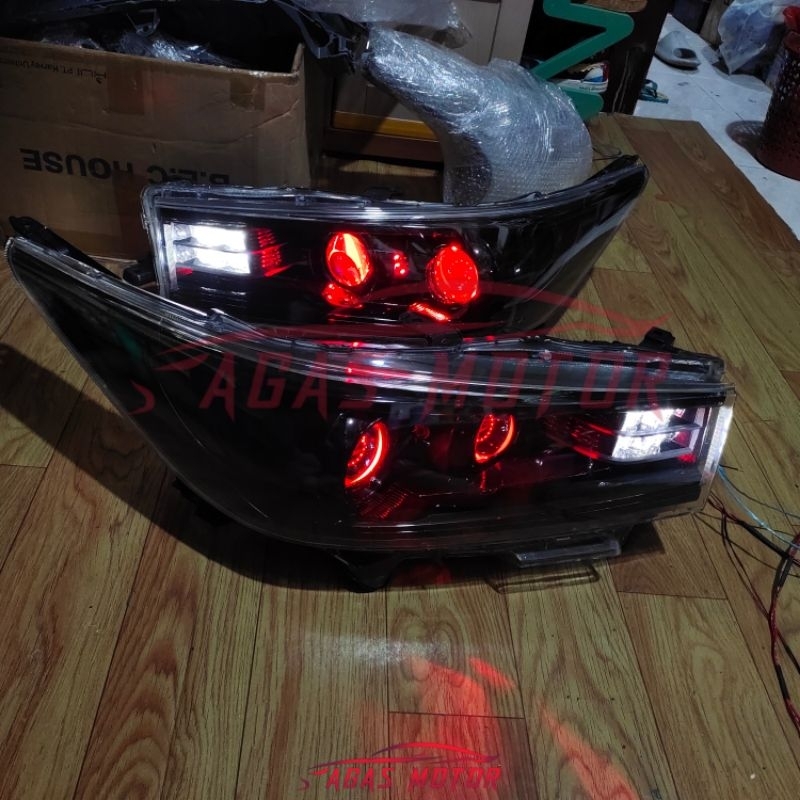 Toyota innova venturer headlamp 2021 2022 custom double projector ...